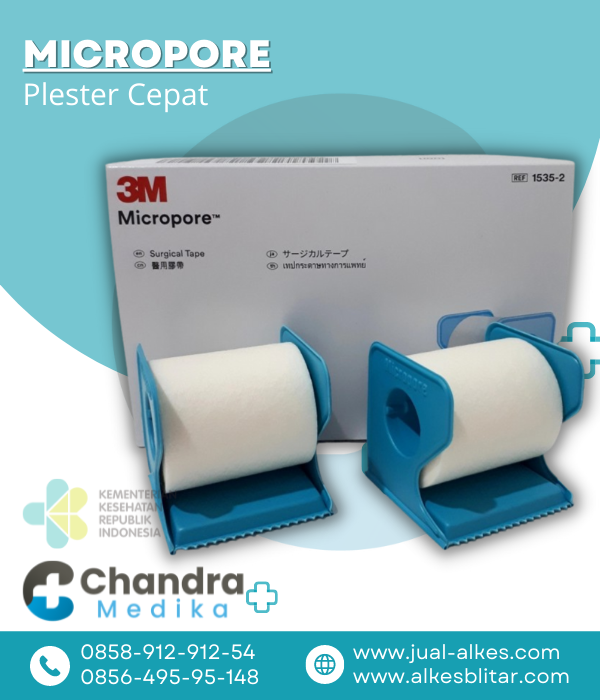 Micropore – Plester Cepat - Distributor Micropore 3M Blitar