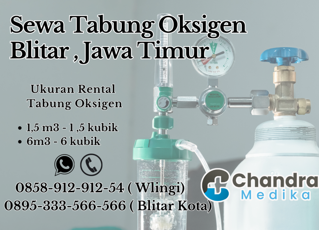 Sewa Tabung Oksigen Blitar Untuk Medis dan Industri